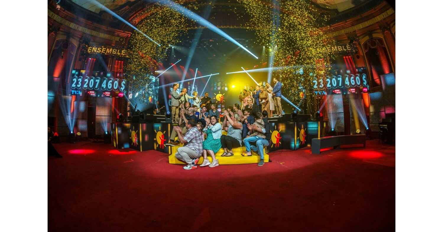 Téléthon Opération Enfant Soleil - 23 207 460 $ pour le mieux-être des enfants du Québec